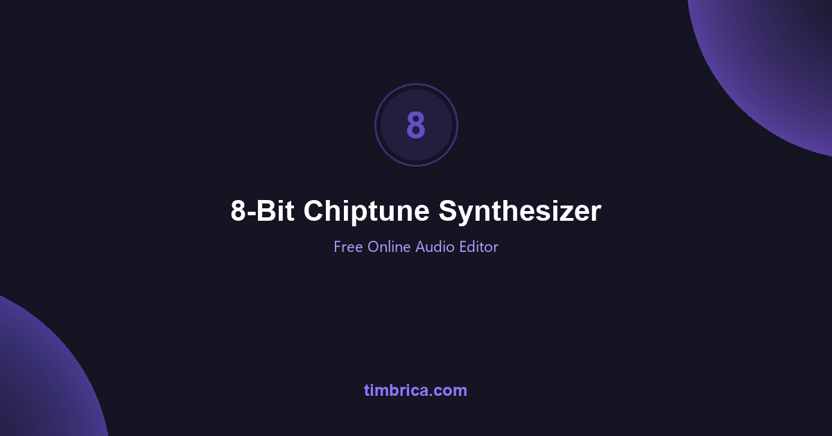 8-Bit Chiptune Synthesizer | Timbrica